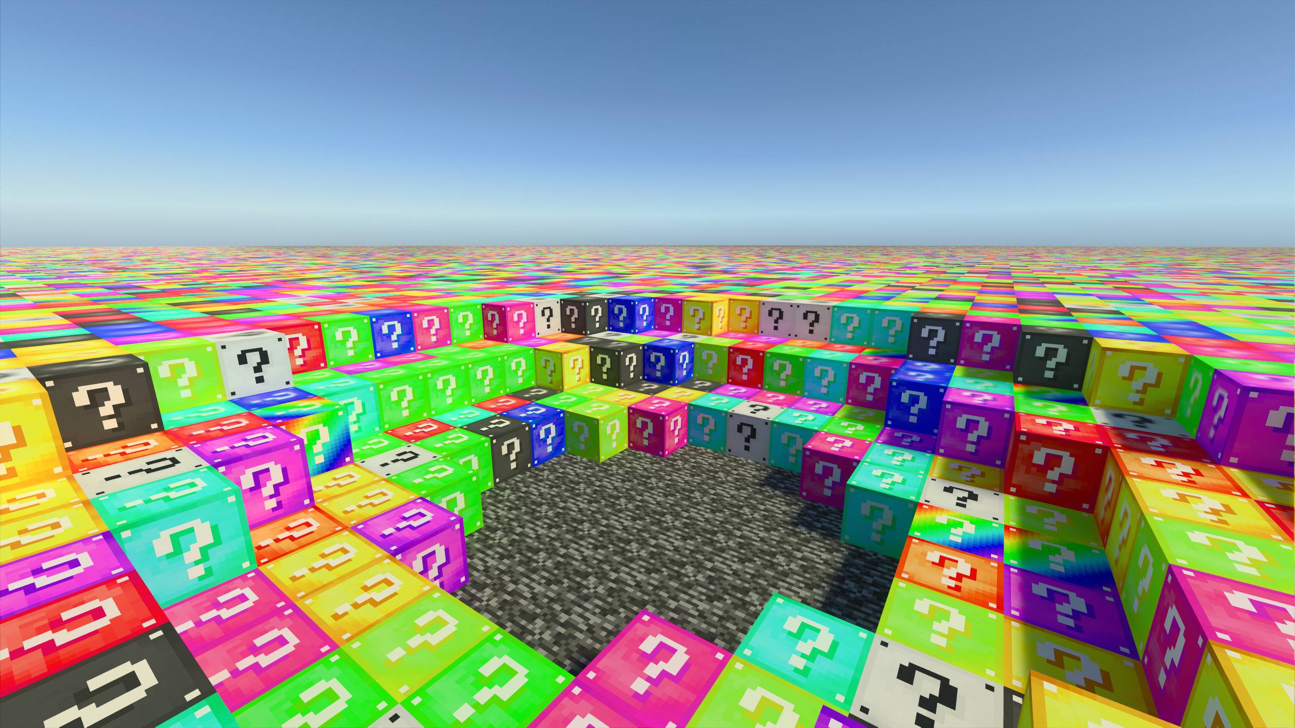 Lucky Flat World V1.3 - Minecraft Bedrock Maps - CurseForge