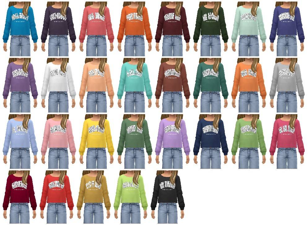 LISA - kids set - Gallery - The Sims 4 Create a Sim - CurseForge