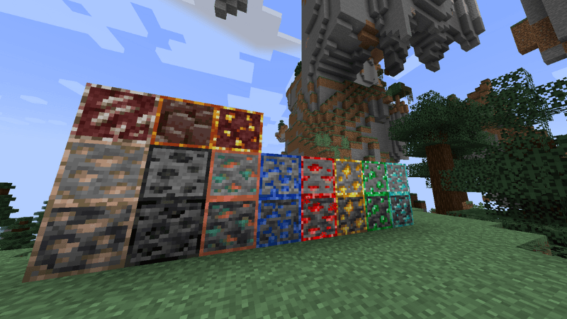 Korevix's Ore Borders - Minecraft Resource Packs - CurseForge