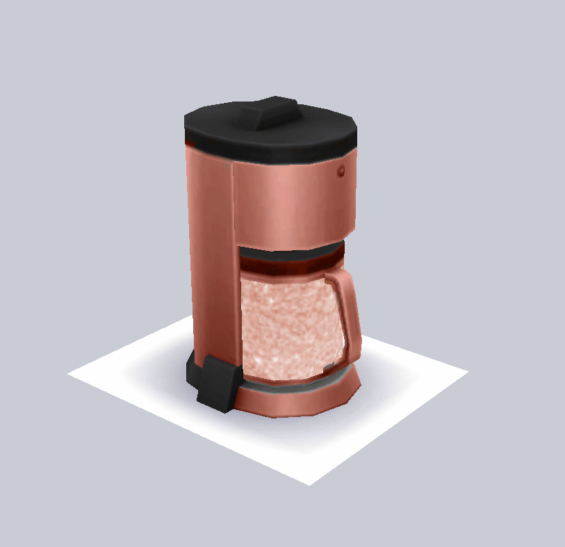 Rose Gold Glitter Coffee Pot Re-color - Gallery - The Sims 4 Build ...