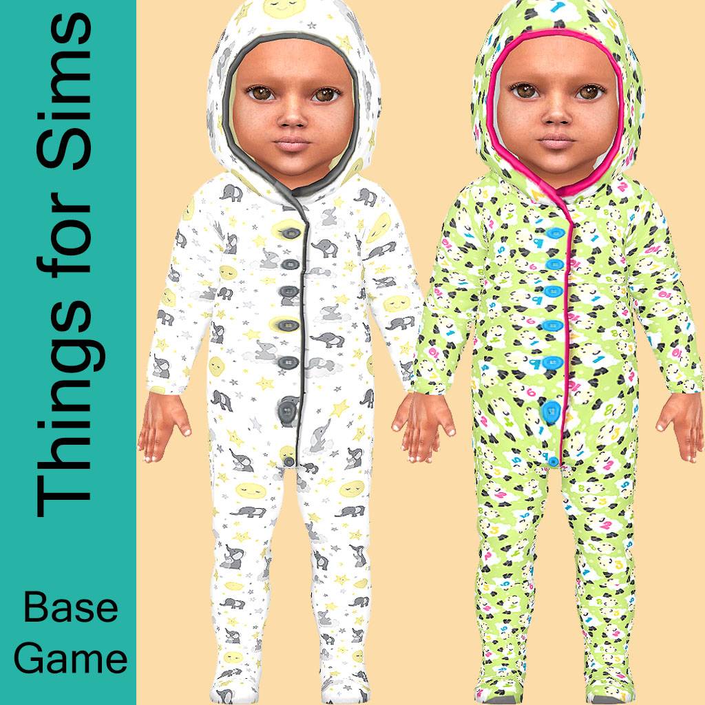Infants Sweet Dreams Pajamas - Gallery - The Sims 4 Create a Sim ...