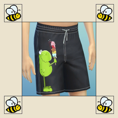 Child Gigantic Swim Trunks - The Sims 4 Create a Sim - CurseForge