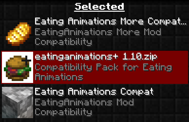 Eating Animations More Mod Compatibility [FORGE] - Gallery - Minecraft Resource Packs - CurseForge