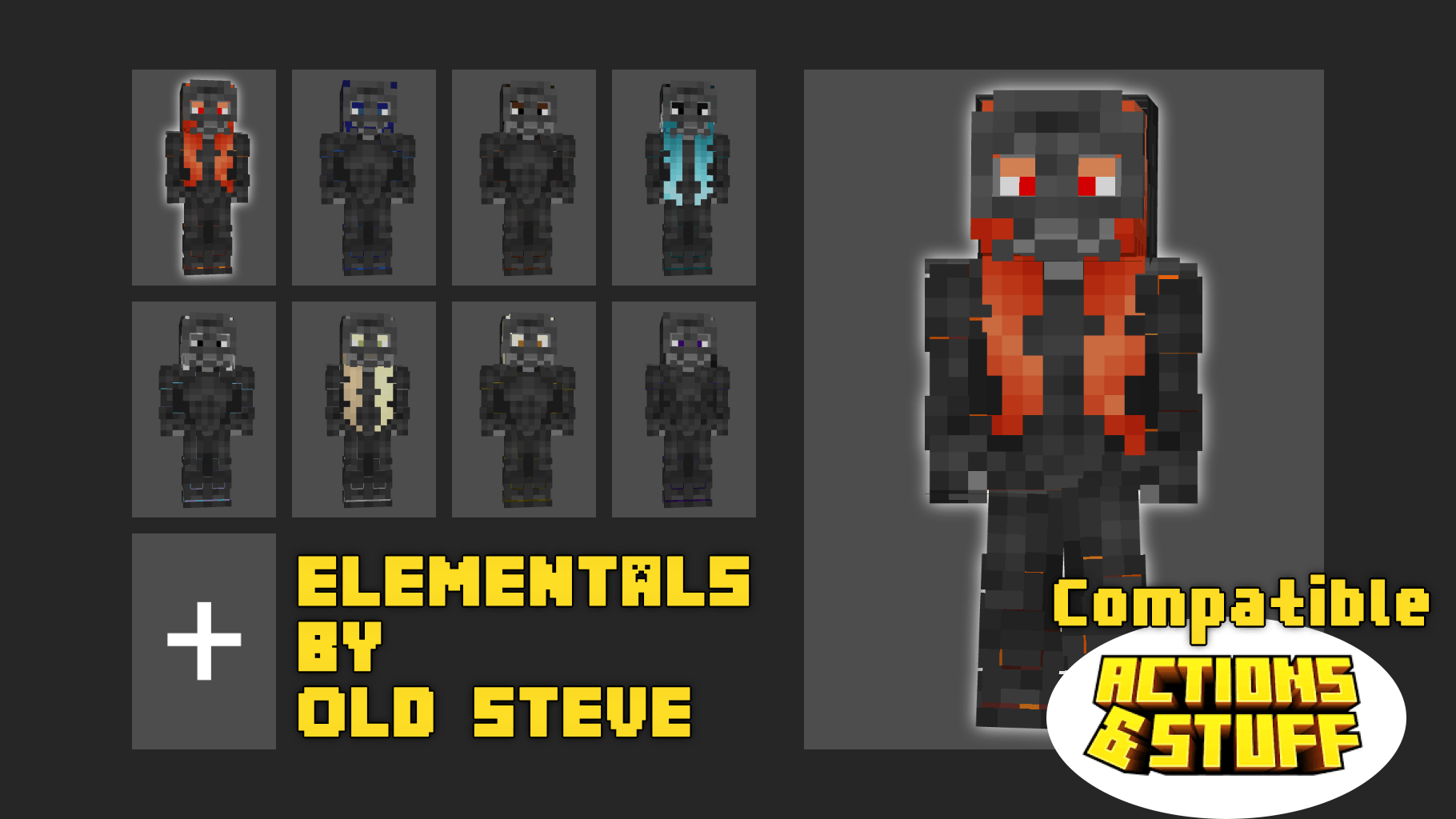 OS Elementals - Gallery - Minecraft Bedrock Skins - CurseForge