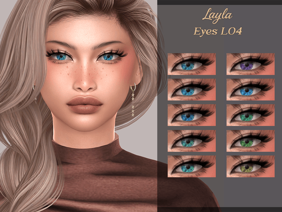 Layla - Eyes L04 - The Sims 4 Create a Sim - CurseForge