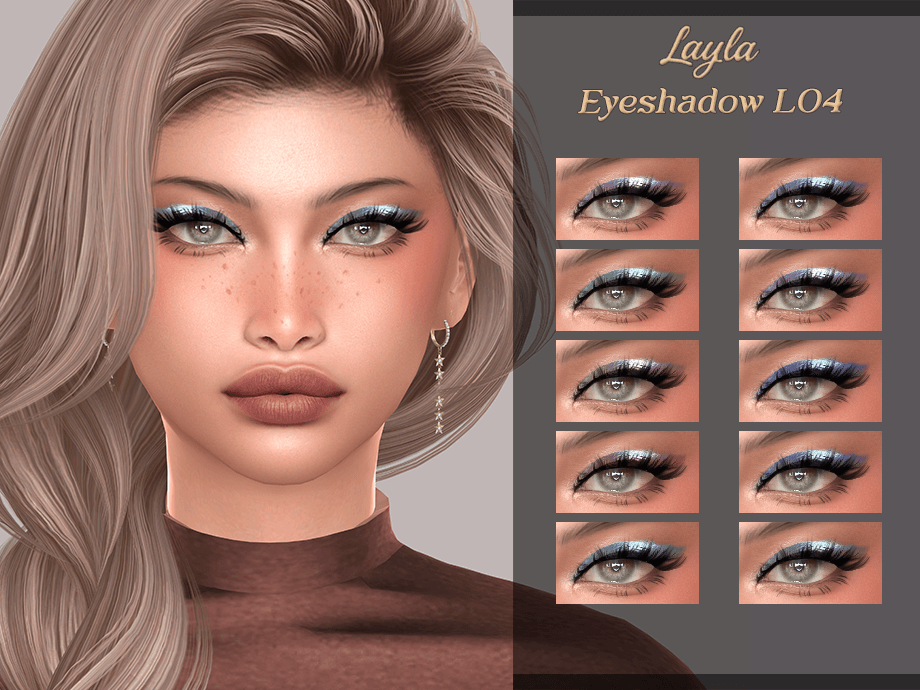 Layla - Eyeshadow L04 - The Sims 4 Create a Sim - CurseForge