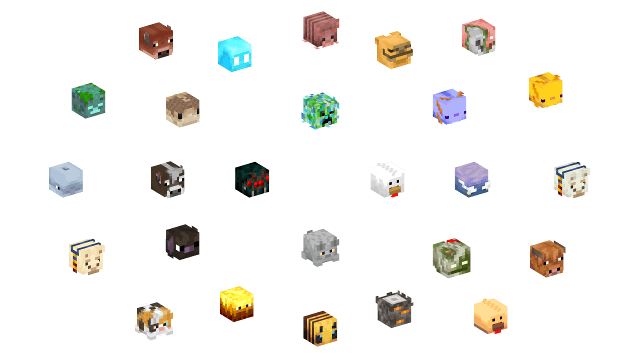 Mob Head Collection - Gallery - Minecraft Mods - CurseForge