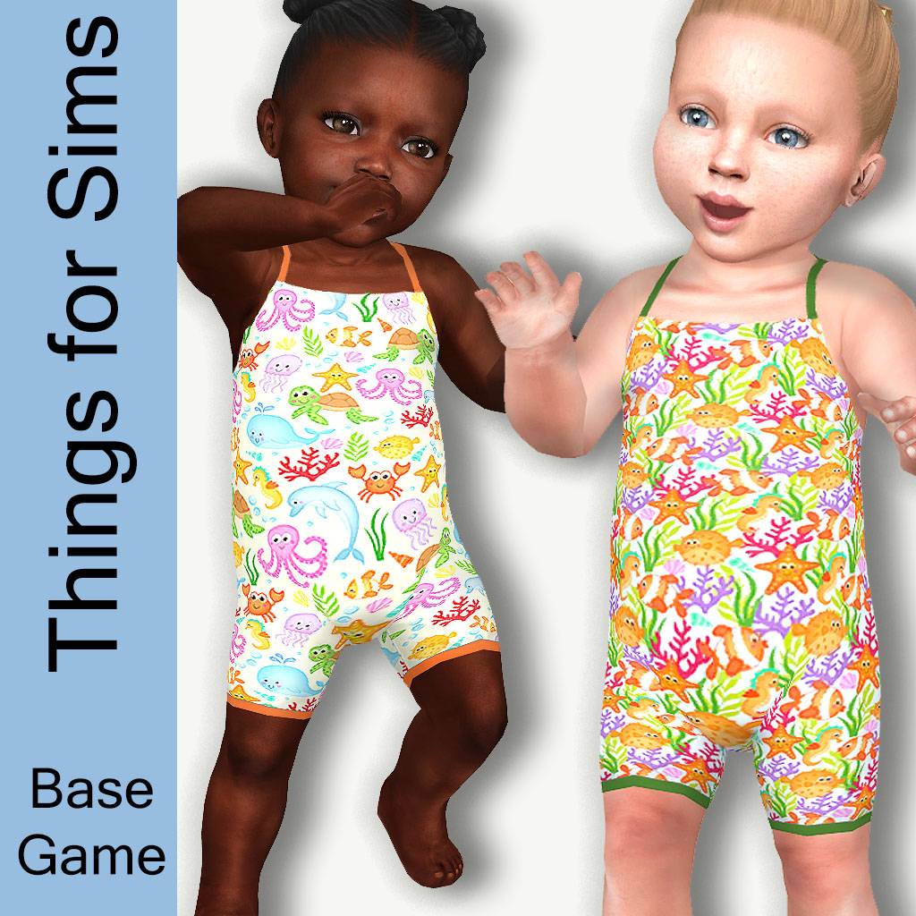 Infants Under the Sea Romper - Gallery - The Sims 4 Create a Sim ...