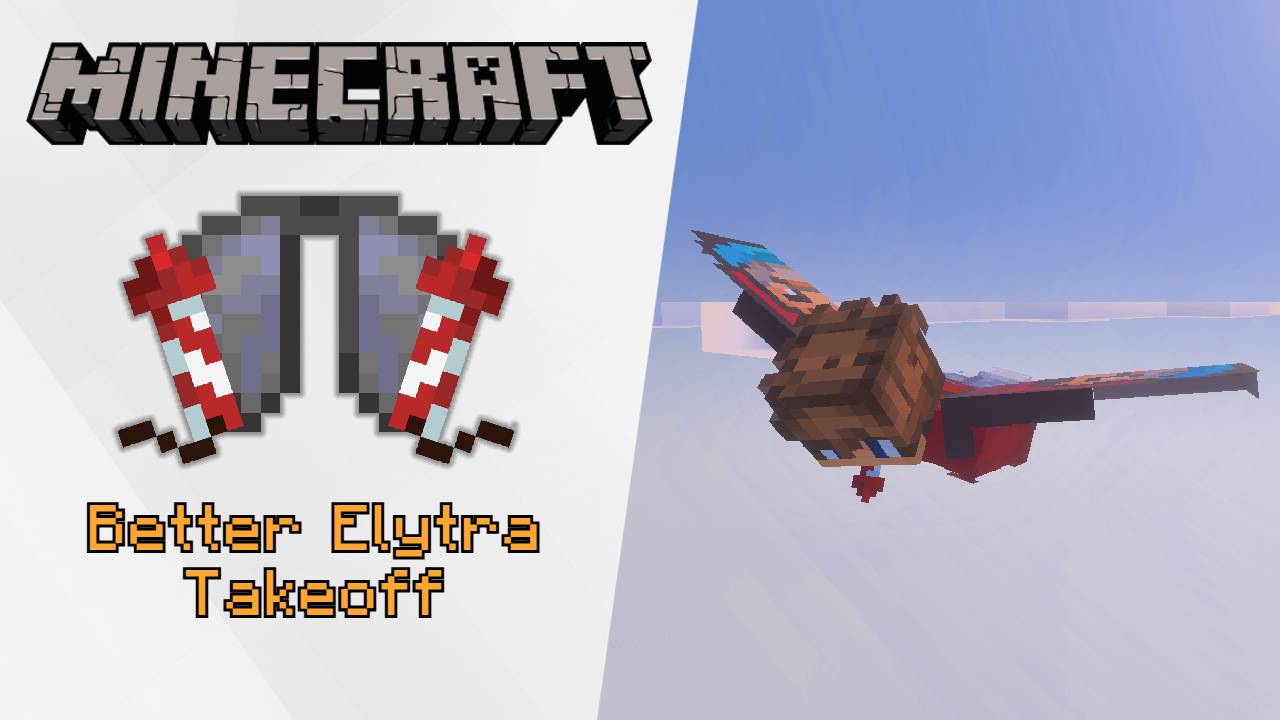 Better Elytra Takeoff - Gallery - Minecraft Bedrock Addons - CurseForge