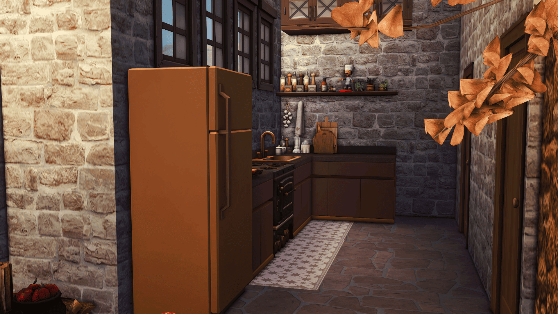 Cozy Medieval Kitchen with Rustic Charm - Gallery - The Sims 4 Rooms ...