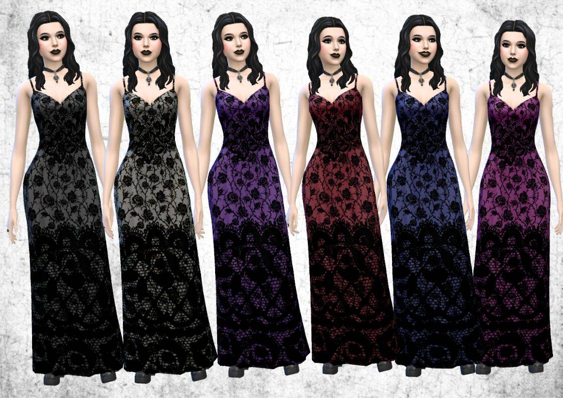 Goth Dresses - Gallery - The Sims 4 Create a Sim - CurseForge
