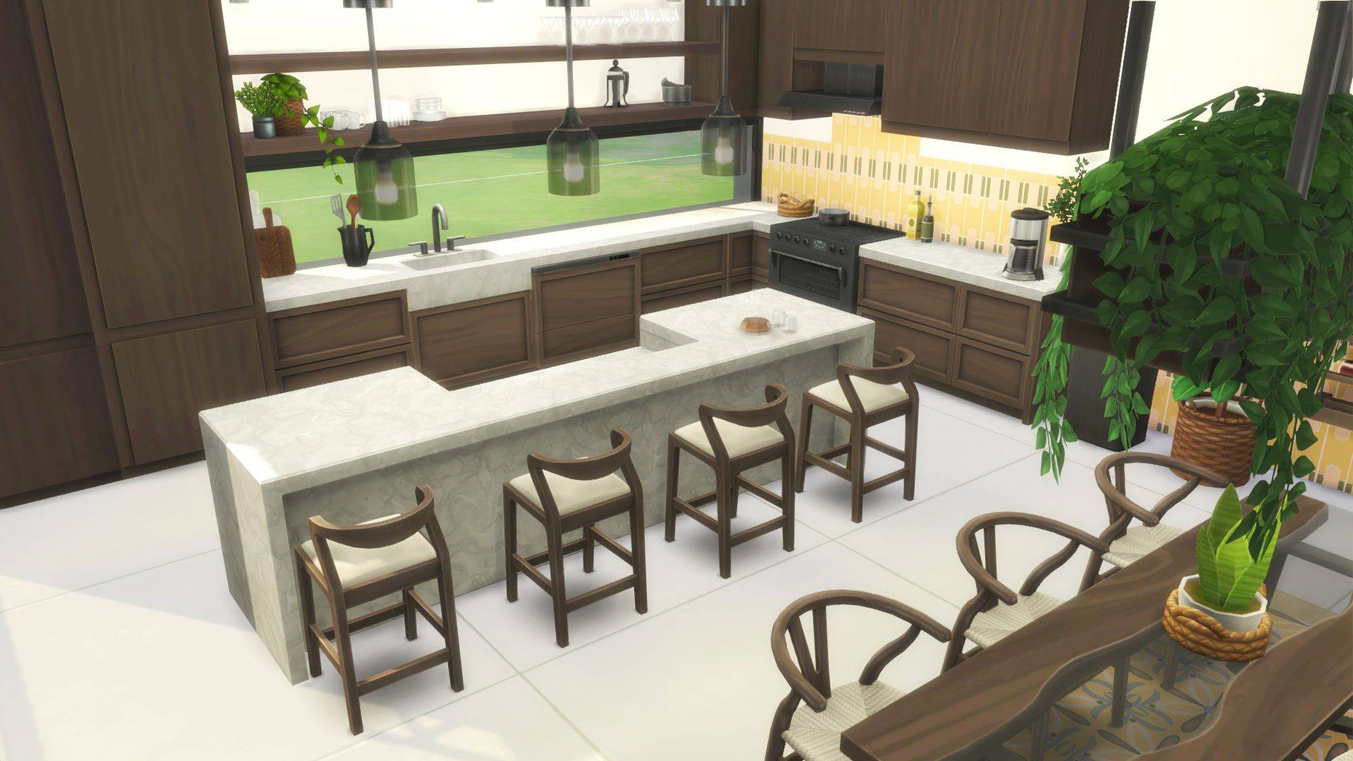 Career Rooms - Chef's Gourmet Kitchen & Bar - The Sims 4 Rooms / Lots ...