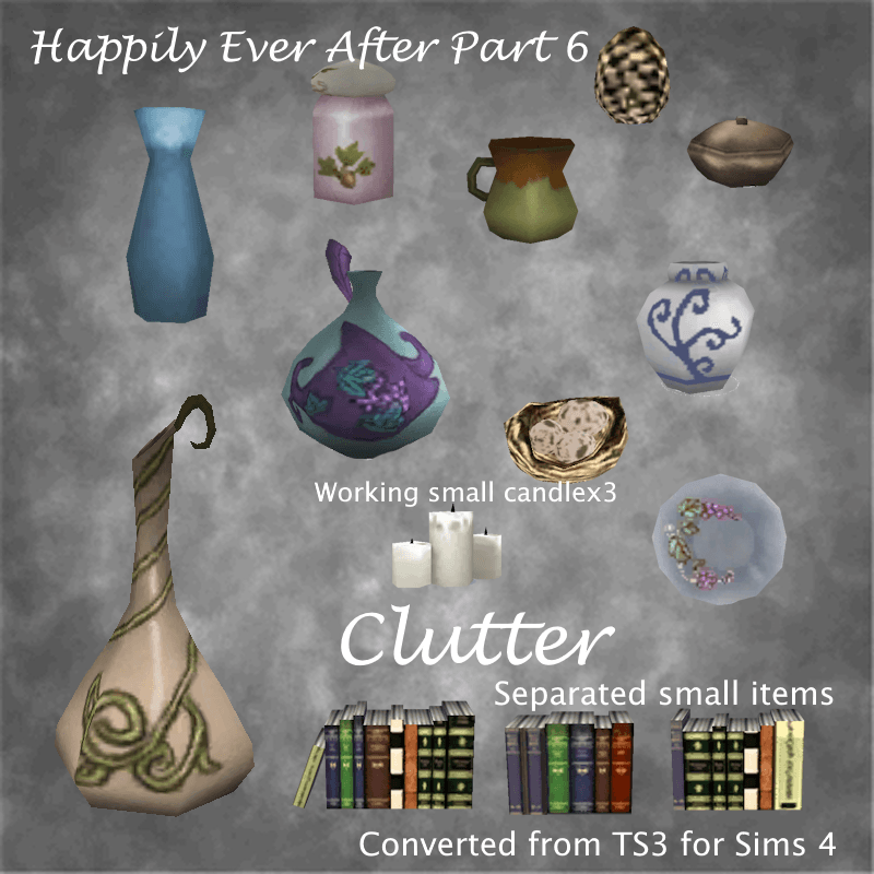 Happily Ever After Part 6 - Separated Clutter - Gallery - The Sims 4 ...