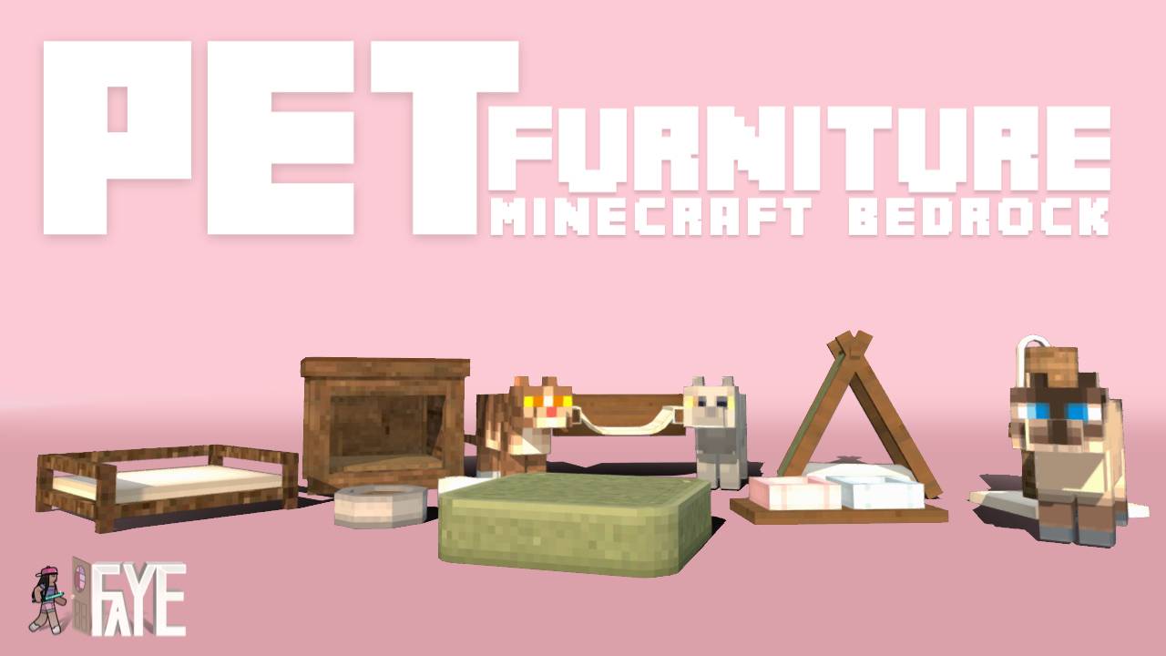 The Faye Pet Furniture Set - Gallery - Minecraft Bedrock Addons ...