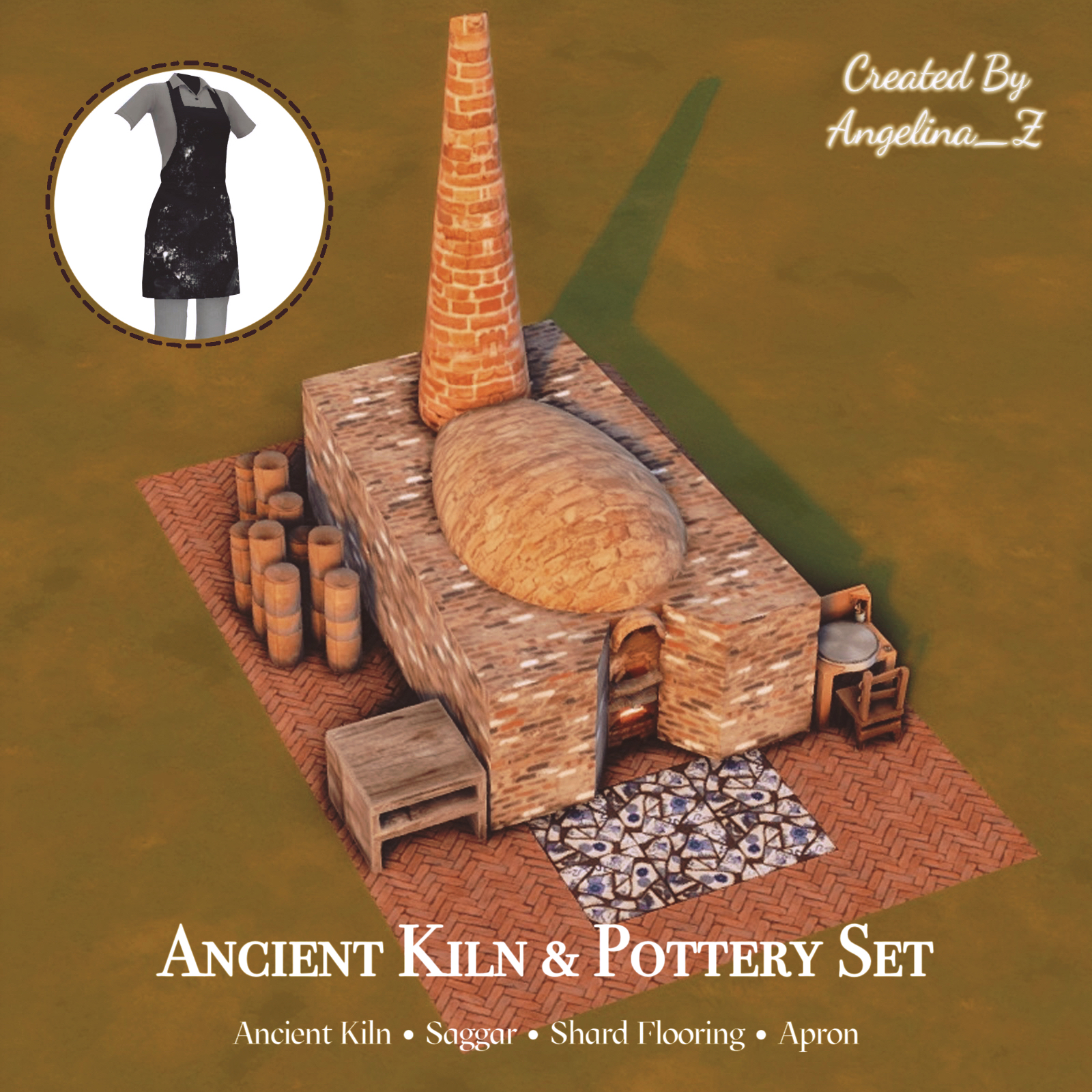Ancient Kiln & Pottery Set - Gallery - The Sims 4 Build / Buy - CurseForge