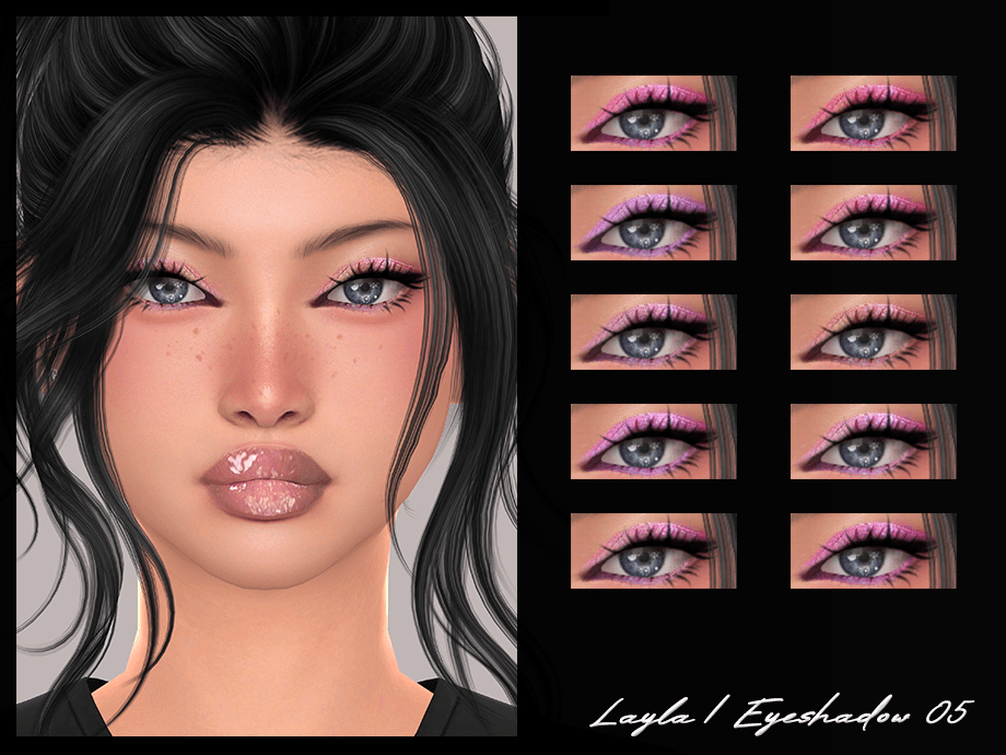 Layla - Eyeshadow L05 - The Sims 4 Create a Sim - CurseForge