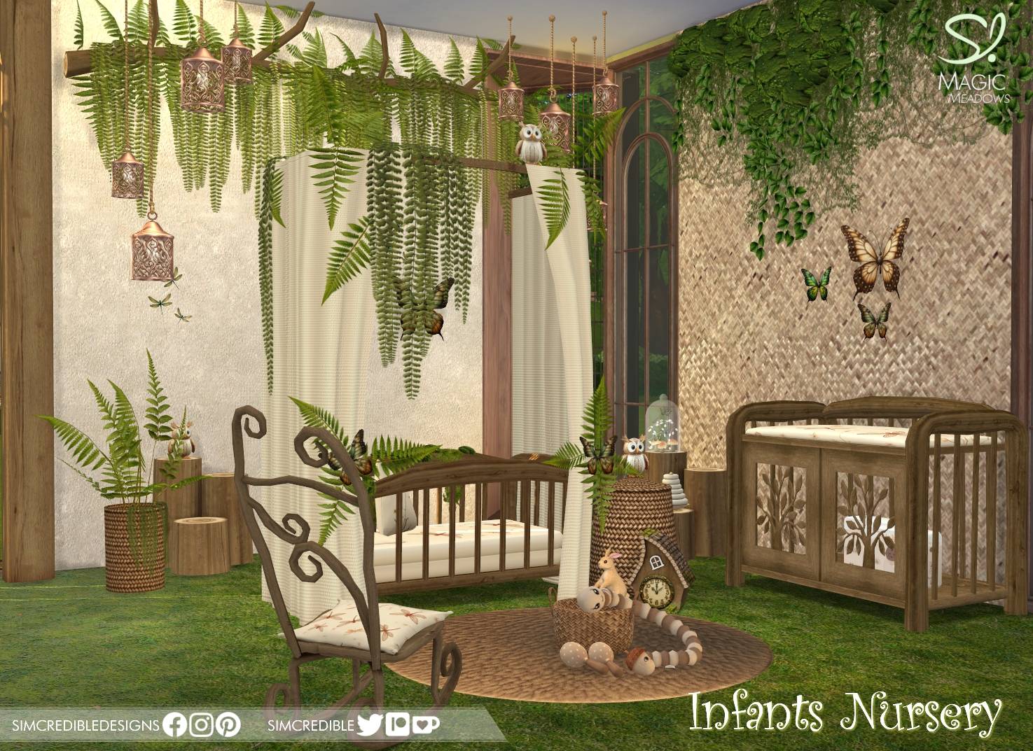 Magic Meadows Infants Nursery -Room 🍼🐣 - Gallery - The Sims 4 Rooms ...
