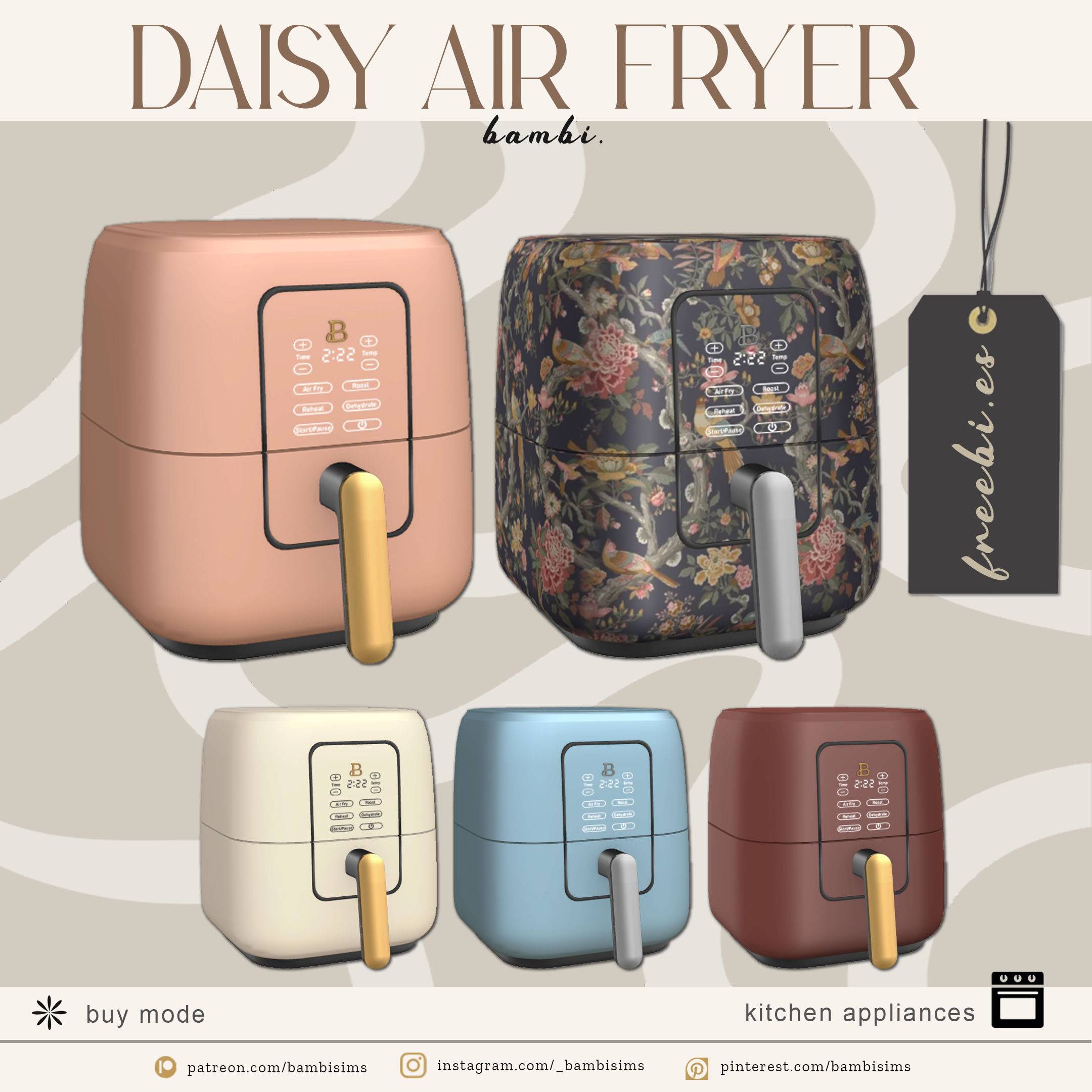 daisy air fryer - The Sims 4 Build / Buy - CurseForge