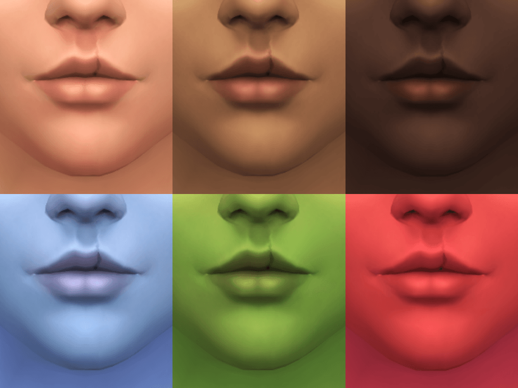 Cleft Lip and Palate Scar Born Defect - The Sims 4 Create a Sim ...
