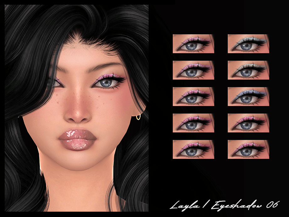 Layla - Eyeshadow L06 - The Sims 4 Create a Sim - CurseForge