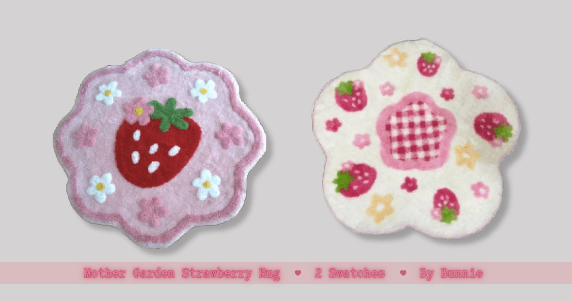 Mother Garden Strawberry Rug - Gallery - The Sims 4 Build / Buy ...
