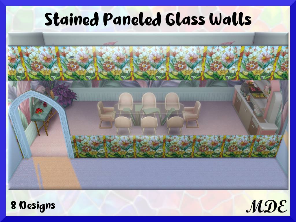 Stained Paneled Glass Walls - Gallery - The Sims 4 Build / Buy - CurseForge