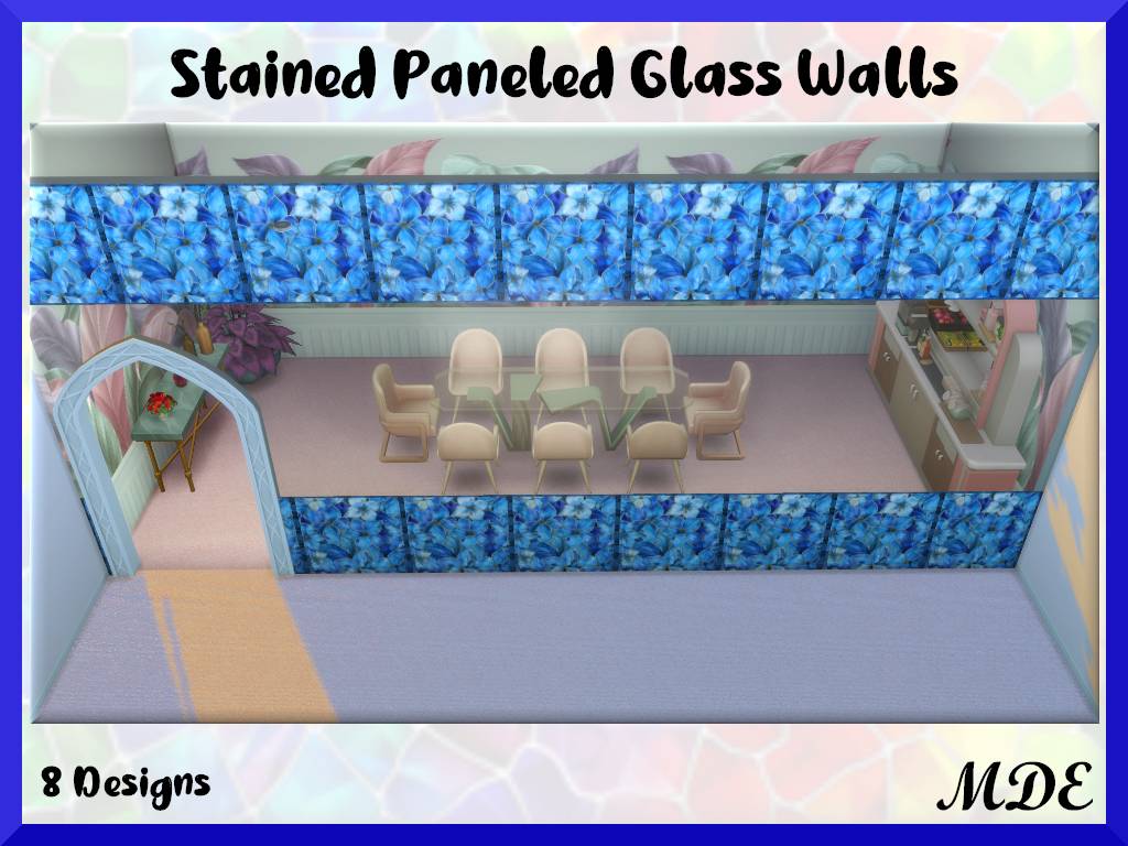 Stained Paneled Glass Walls - Gallery - The Sims 4 Build / Buy - CurseForge