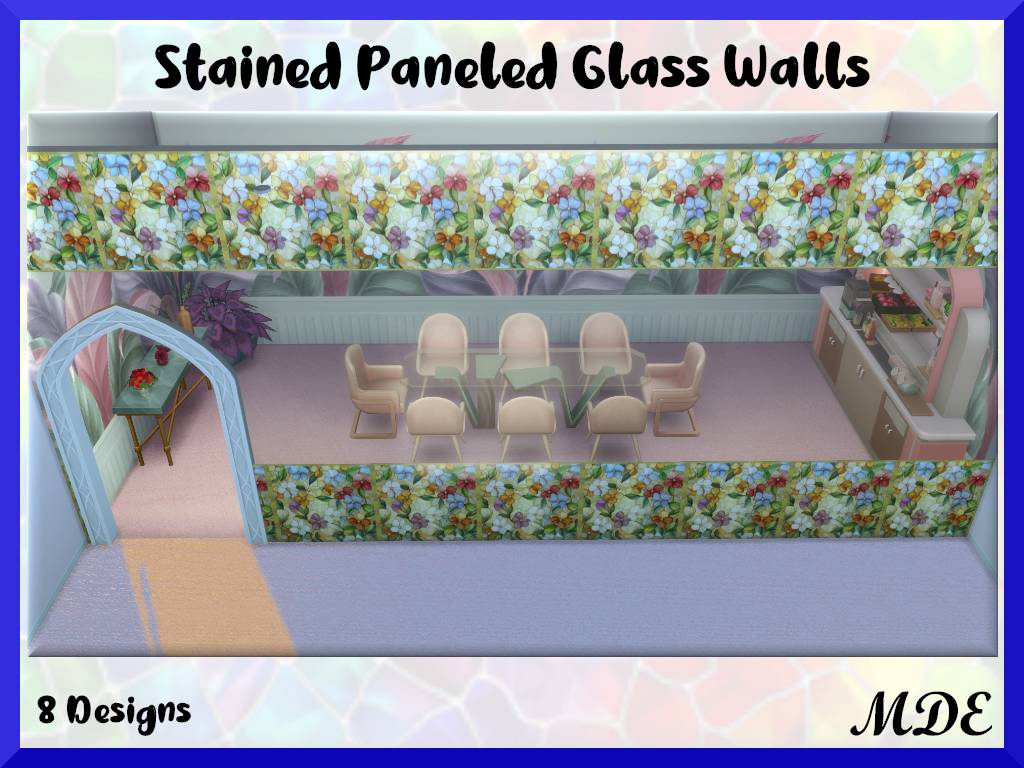 Stained Paneled Glass Walls - Gallery - The Sims 4 Build / Buy - CurseForge