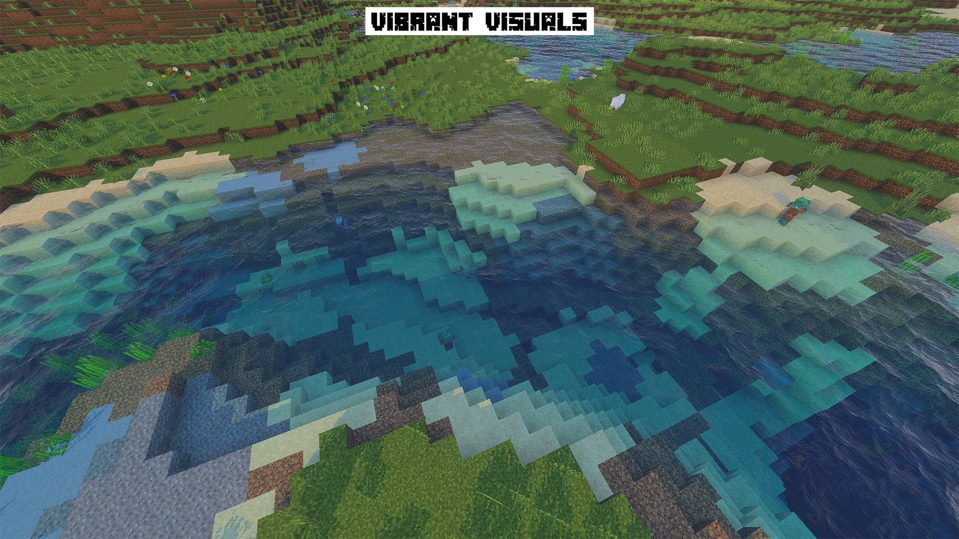 Clear Water Texture Pack | New vibrant visuals mode! - Gallery - Minecraft Bedrock Addons ...