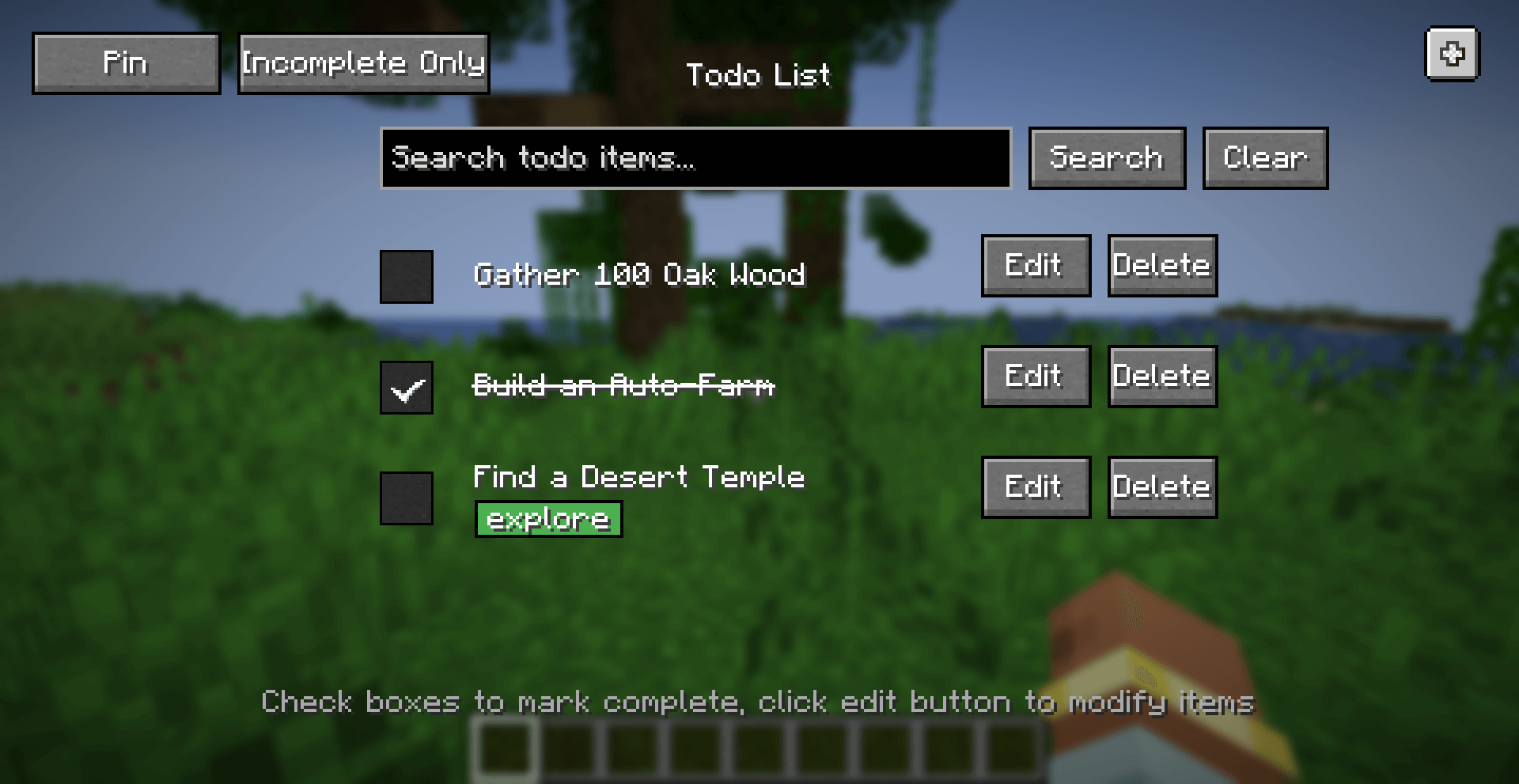 Todo List - Minecraft Mods - CurseForge
