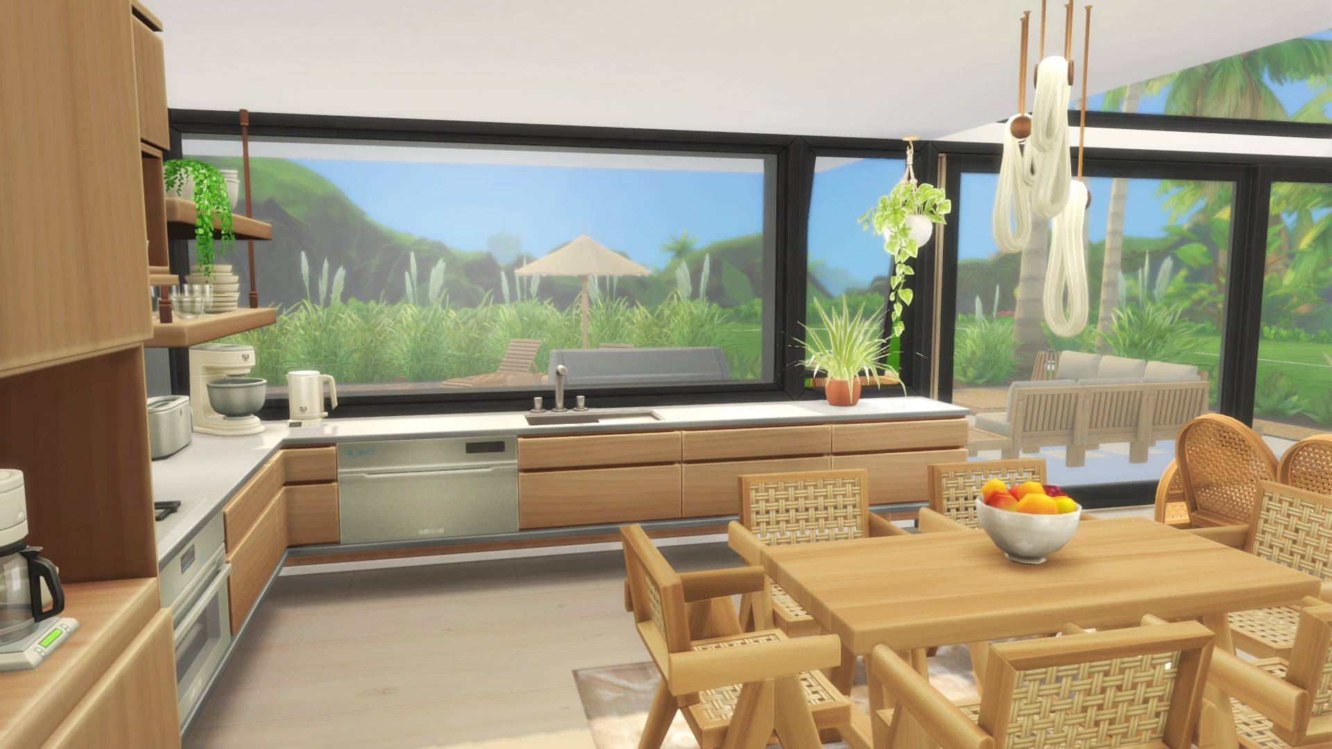 Tropical Vibes - Kitchen & Dining - The Sims 4 Rooms / Lots - CurseForge