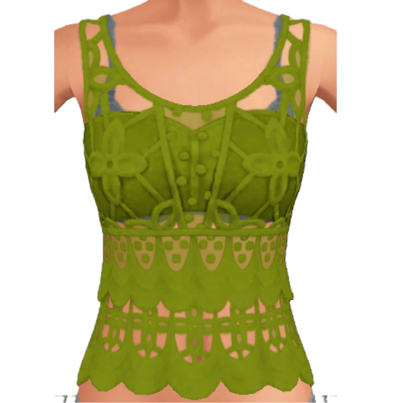 Lace Tank Top - Gallery - The Sims 4 Create a Sim - CurseForge