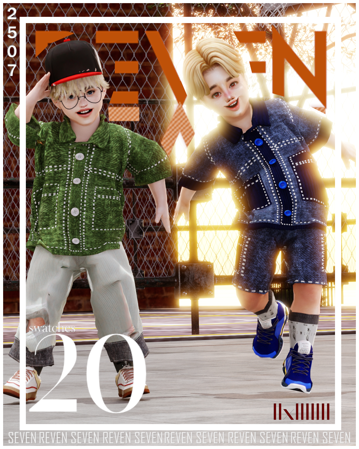 Toddler's Stylish Stitch Oversize Buttoned Shirt - The Sims 4 Create a ...