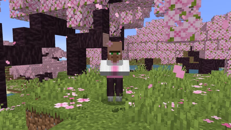 Cherry Blossom Villagers - Gallery - Minecraft Bedrock Texture Packs ...