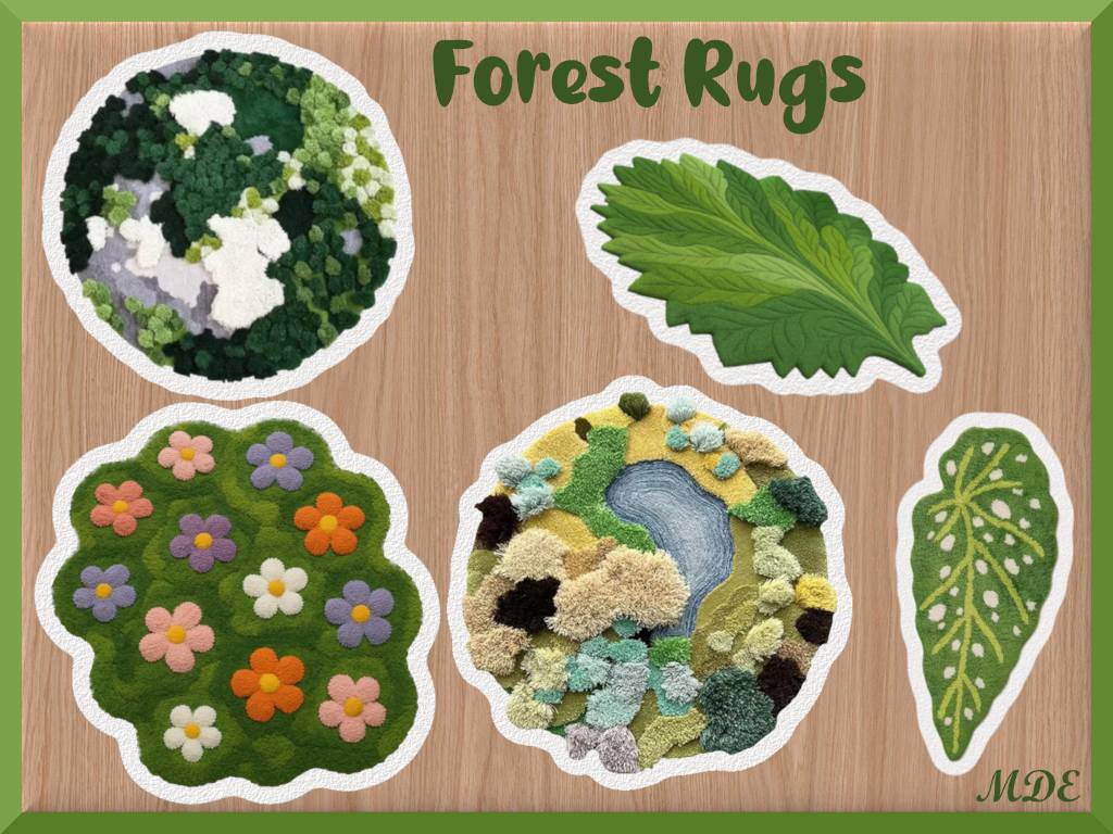 Tufted Forest Rugs - Gallery - The Sims 4 Build / Buy - CurseForge