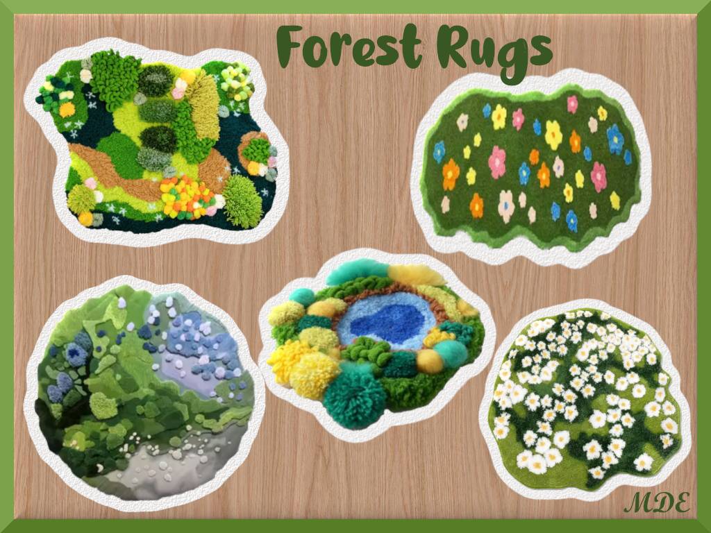 Tufted Forest Rugs - Gallery - The Sims 4 Build / Buy - CurseForge
