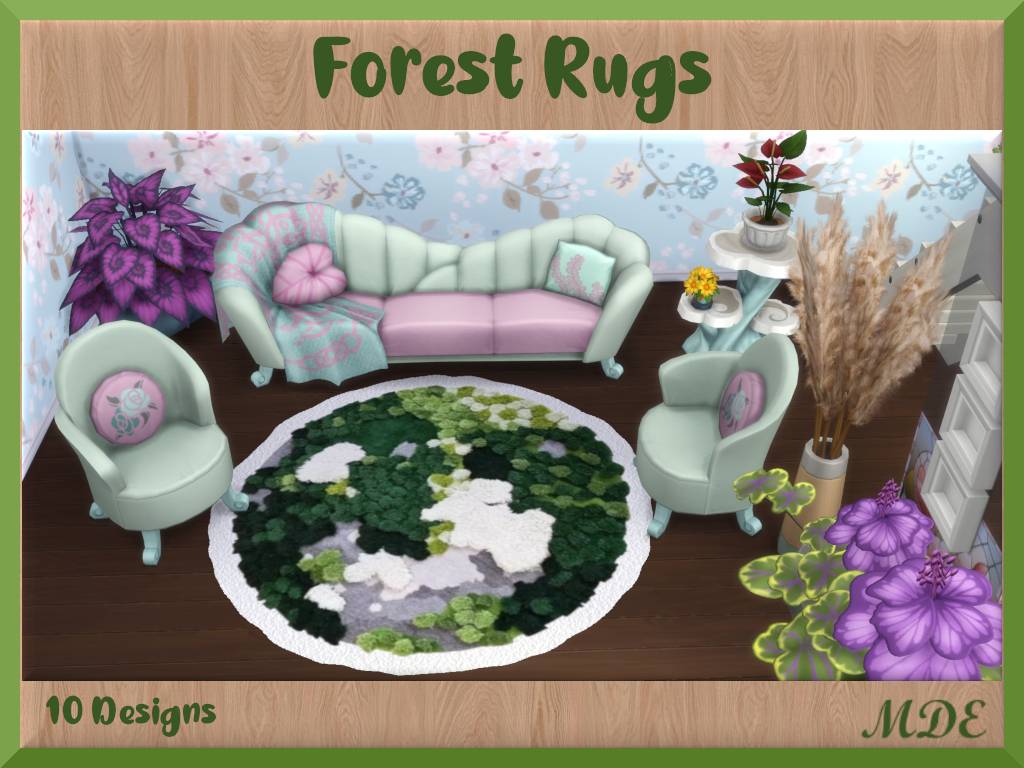 Tufted Forest Rugs - Gallery - The Sims 4 Build / Buy - CurseForge