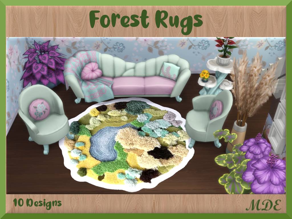 Tufted Forest Rugs - Gallery - The Sims 4 Build / Buy - CurseForge