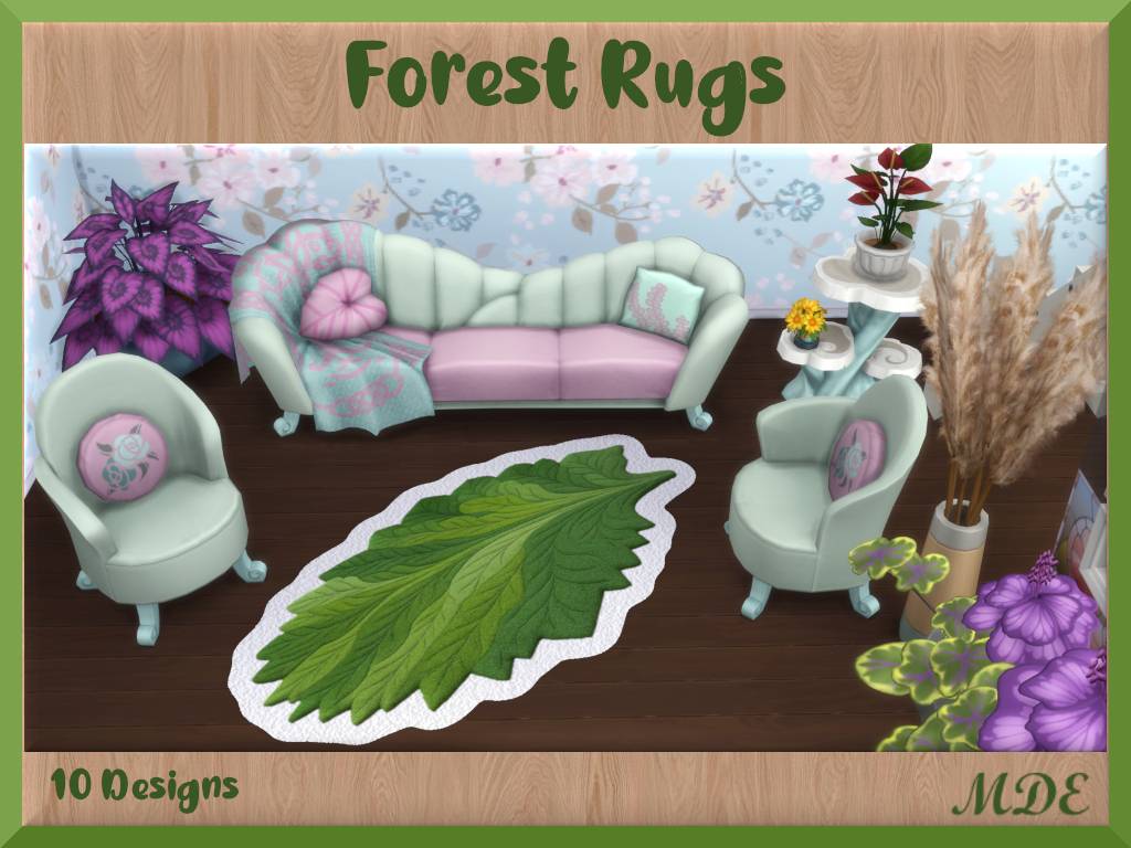 Tufted Forest Rugs - Gallery - The Sims 4 Build / Buy - CurseForge