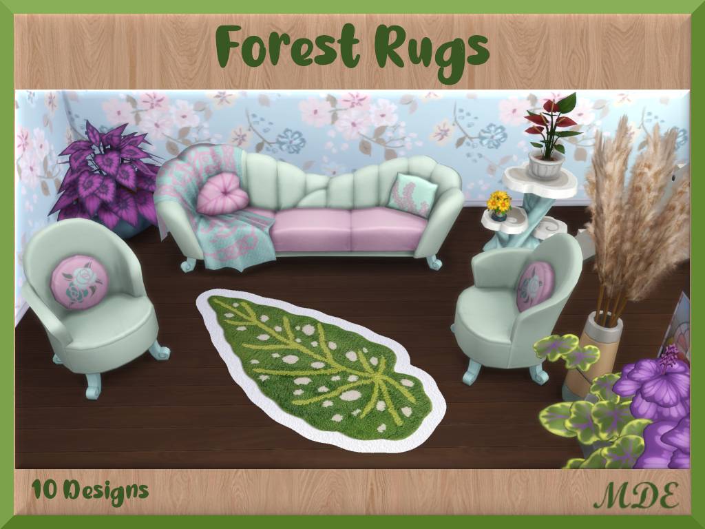 Tufted Forest Rugs - Gallery - The Sims 4 Build / Buy - CurseForge