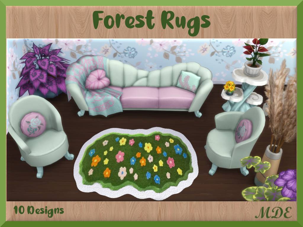 Tufted Forest Rugs - Gallery - The Sims 4 Build / Buy - CurseForge