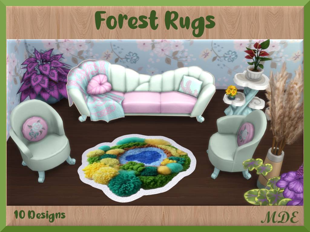 Tufted Forest Rugs - Gallery - The Sims 4 Build / Buy - CurseForge
