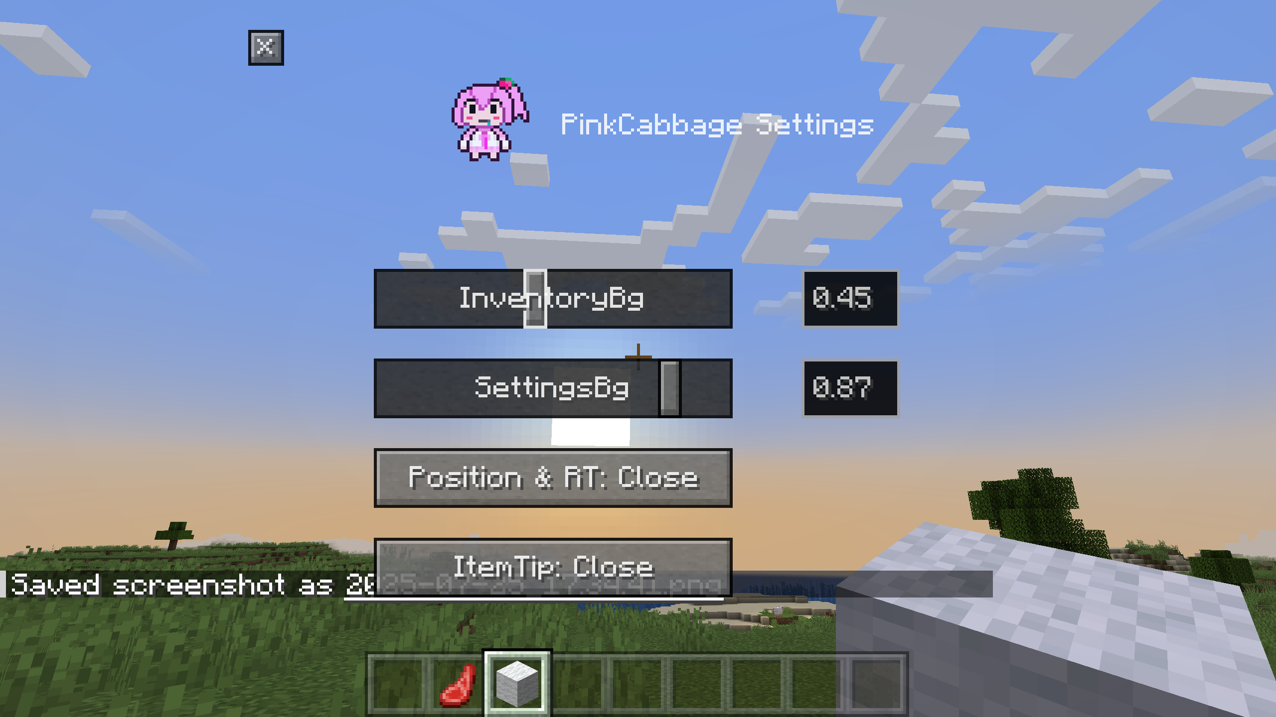 PinkCabbage Transparent BetterScreen（粉红大包菜的屏幕透明度优化） - Gallery - Minecraft Mods - CurseForge