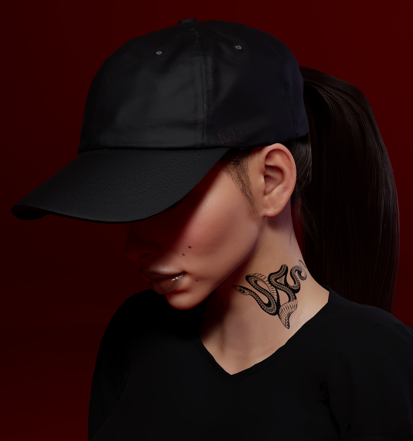 Neck Tattoo Collection | Snake - Gallery - inZOI Create a Zoi - CurseForge