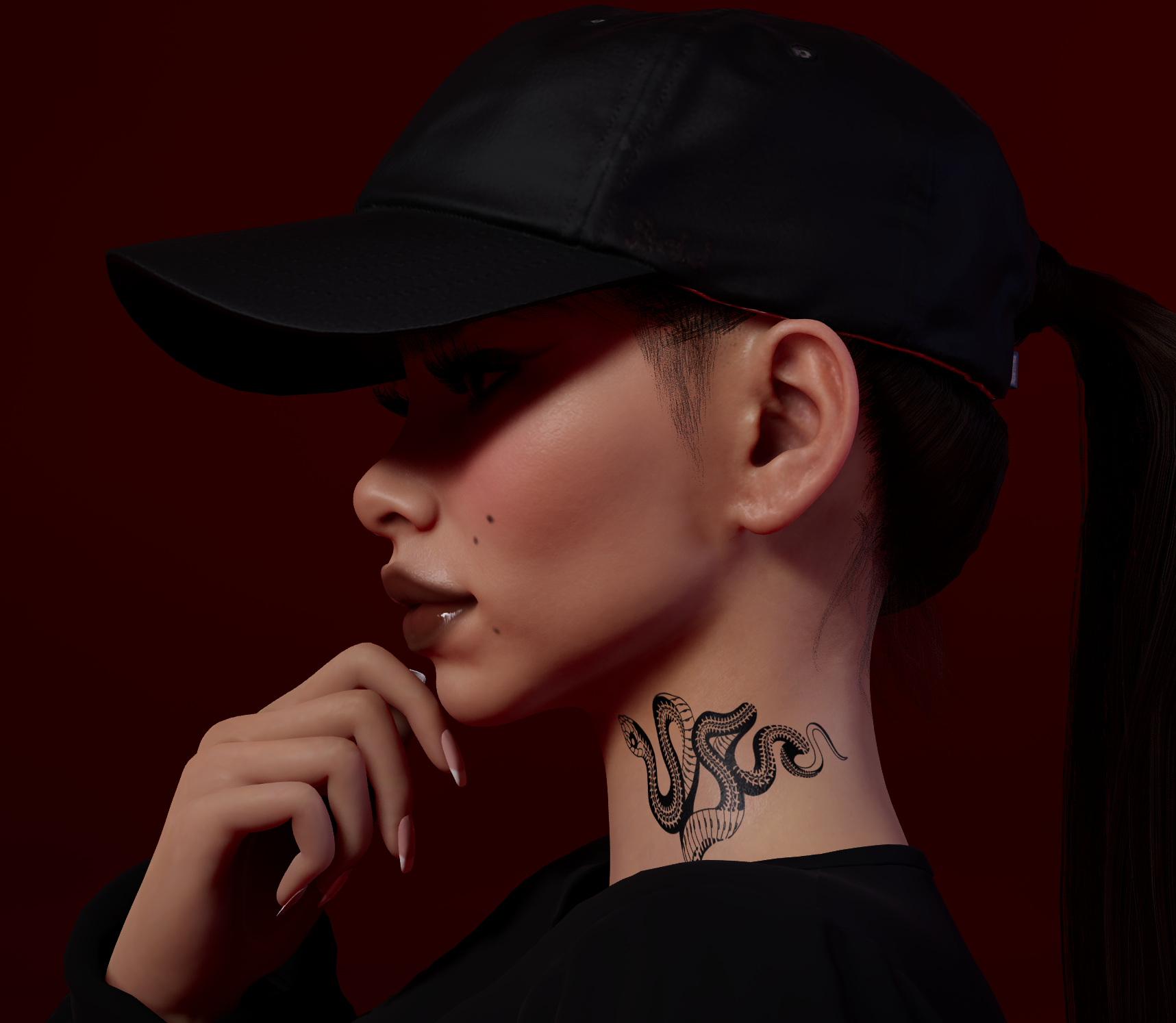 Neck Tattoo Collection | Snake - Gallery - inZOI Create a Zoi - CurseForge