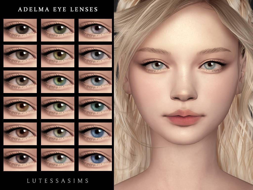 Adelma Eye Lenses - The Sims 4 Create a Sim - CurseForge