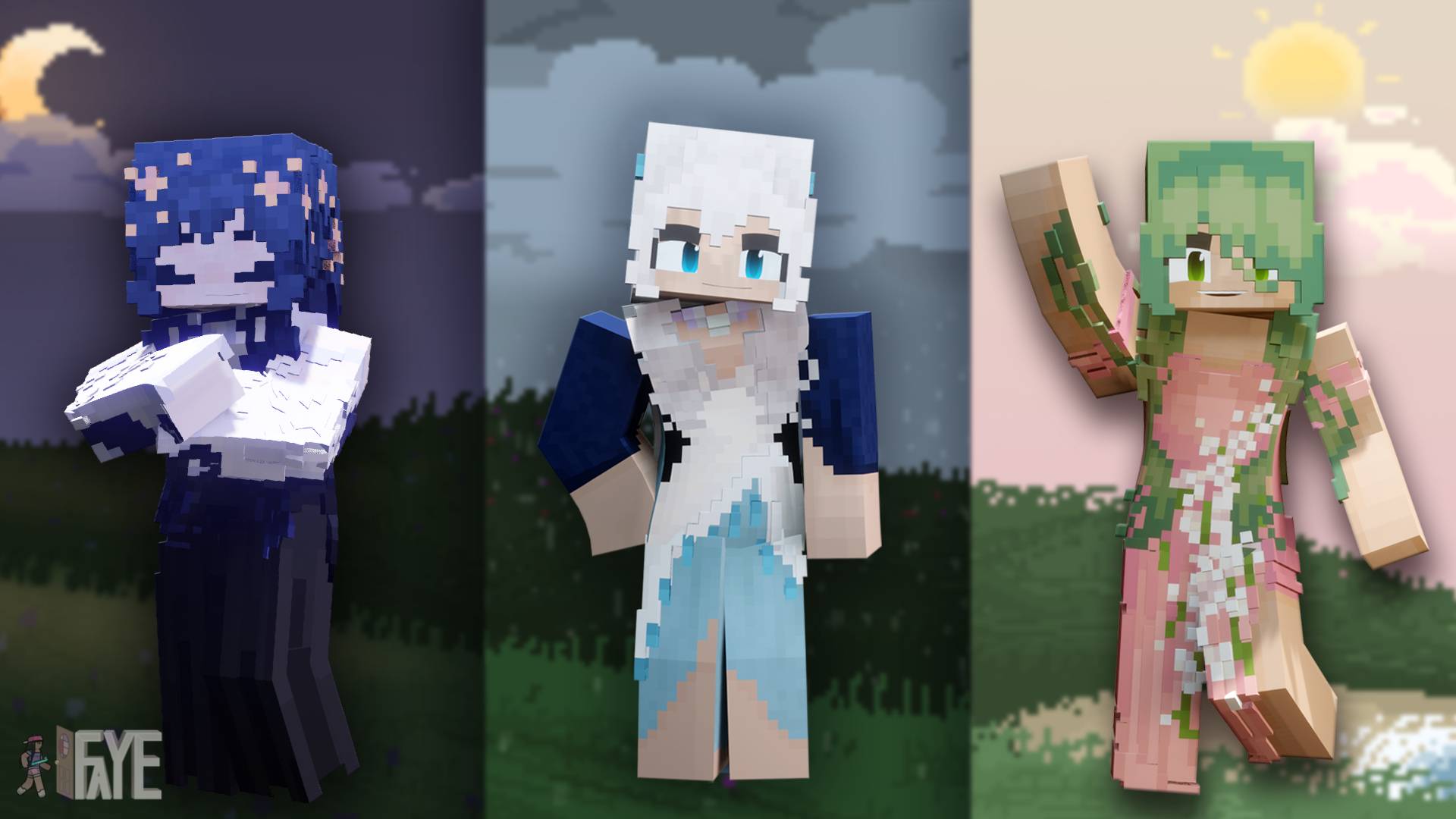 The Faye Pixies Skin Pack - Gallery - Minecraft Bedrock Skins - CurseForge