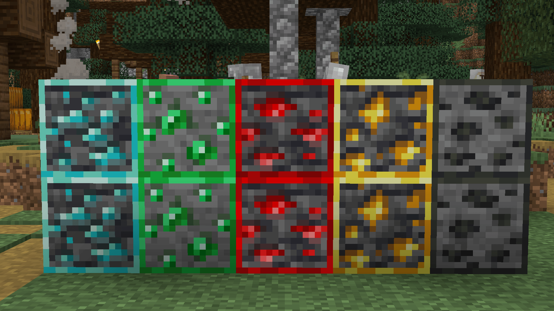Ore Borders [better] - Minecraft Resource Packs - CurseForge