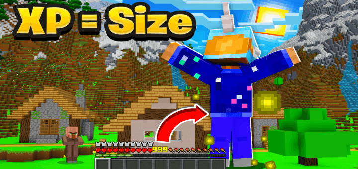 Your Xp Equals Your Size - Gallery - Minecraft Bedrock Addons - CurseForge