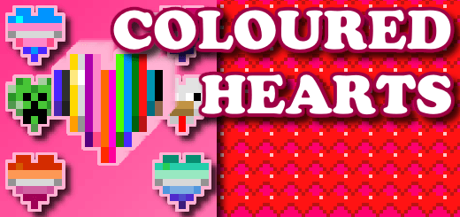 Coloured Hearts - Gallery - Minecraft Bedrock Texture Packs - CurseForge